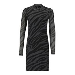 Only Petite Kleid 'ONLERICA' Damen Gr&ouml;&szlig;e 40 dunkelgrau / schwarz Winterkleid