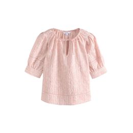 next Bluse Damen Gr&ouml;&szlig;e 5XL rosa / wei&szlig;
