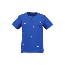 Blue Seven T-Shirt Jungen Gr&ouml;&szlig;e 128 navy / hellblau / mint / hellorange