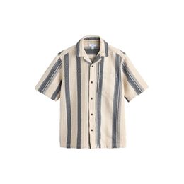 next Hemd Herren Gr&ouml;&szlig;e 5XL beige / dunkelblau
