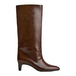 Bershka Stiefel Damen Gr&ouml;&szlig;e 37 braun Winterschuhe