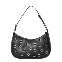 Pieces Schultertasche 'PCALUANA' Damen Gr&ouml;&szlig;e One Size schwarz / silber