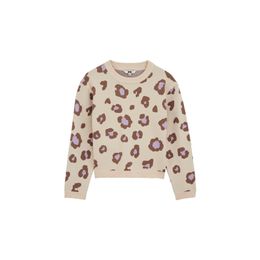 WE Fashion Pullover M&auml;dchen Gr&ouml;&szlig;e 110/116 beige / braun / lila