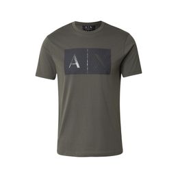 Armani Exchange T-Shirt Herren Gr&ouml;&szlig;e S sepia / schwarz / silber