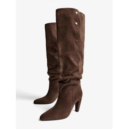 Bershka Stiefel Damen Gr&ouml;&szlig;e 41 braun Winterschuhe
