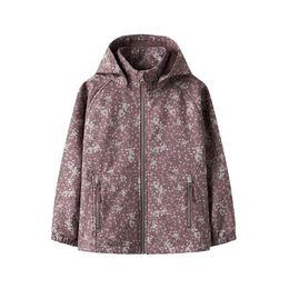 name it Funktionsjacke 'NKFALFA08' M&auml;dchen Gr&ouml;&szlig;e 158 mauve / pastellpink / schwarz / offwhite