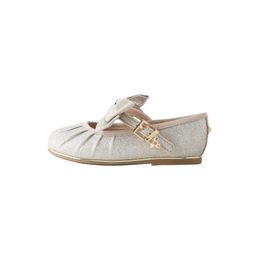 Baker By Ted Baker Ballerina M&auml;dchen Gr&ouml;&szlig;e 30.5 silber