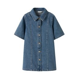 name it Kleid 'NKFGIANNA' M&auml;dchen Gr&ouml;&szlig;e 140 blue denim