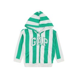 GAP Sweatjacke Jungen Gr&ouml;&szlig;e 110 gr&uuml;n / wei&szlig;