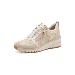 Marco Tozzi Schn&uuml;rschuh Damen Gr&ouml;&szlig;e 39 creme Sommerschuhe