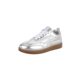 Ital-Design Sneaker Damen Gr&ouml;&szlig;e 39 silber / wei&szlig;