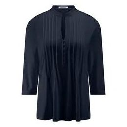 Jerseybluse Peter Hahn blau, 42