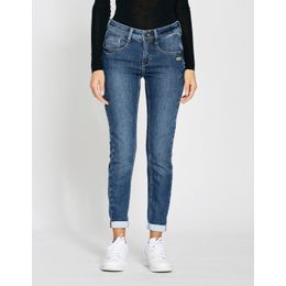 Gang Damen Relax-fit-Jeans "Gang Jeans Relaxed Fit 94AMELIE", blau, Gr. 26, Denim/Jeans, 88% Baumwolle, 10% Polyester, 2% Elasthan, Jeans