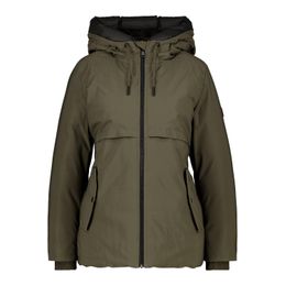 alife and kickin ALIFE & KICKIN Damen Winterjacke "Damen CicelyAK A", gr&uuml;n, Gr. M, 100% Polyester, Jacken, Kurze warme Damenwinterjacke mit gef&uuml;tterter Kapuze