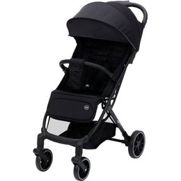 fillikid Kinder Kinder-Buggy "Rover", schwarz, Kinderwagen, mit Trollyfunktion