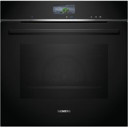 Siemens Pyrolyse Backofen "HR776G1B1", B:59,4cm H:59,5cm T:54,8cm, schwarz, Back&ouml;fen, Intelligenter Backofen dank Assistent mit Sprachsteuerung