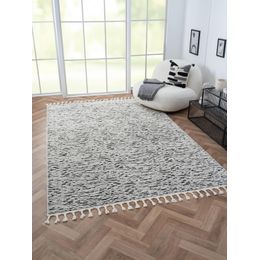 Hochflor-Teppich, B:200cm H:24mm L:290cm, schwarz, MyFlair M&Ouml;BEL & ACCESSOIRES, Polyester, Polypropylen (PP), Teppiche, "Moroccan Rockface,