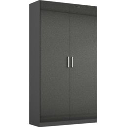 Dreht&uuml;renschrank Rauch, B:91cm H:197cm T:54cm, grau, Holzwerkstoff, Schr&auml;nke, "Kleiderschrank Schrank Garderobe Garderobenschrank HOMBURG", in 2