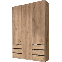 Kleiderschrank wimex, B:150cm H:236cm T:58cm, braun, Schlafzimmer, Schr&auml;nke, "Level by fresh to go", mit Schubladen