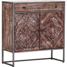 Kommode GUTMANN FACTORY, B:90cm H:95cm T:38cm, braun, Schlafzimmer, Sideboards