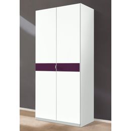 Kleiderschrank Priess, B:94cm H:193cm T:54cm, wei&szlig;, Holzwerkstoff, Schlafzimmer, Schr&auml;nke, "Dreht&uuml;renschrank Kleiderschrank Schrank