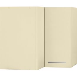 Wiho-K&uuml;chen Eckh&auml;ngeschrank WIHO K&Uuml;CHEN, B:60cm H:56,5cm T:35cm, beige, K&uuml;che, Schr&auml;nke, "Unna", 60 cm breit