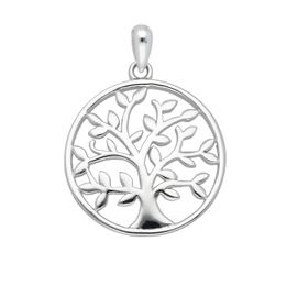 Adelia&acute;s ADELIA ́S Damen Kettenanh&auml;nger "Damen 925 Silber Anh&auml;nger Lebensbaum &Oslash; 19,7 mm", Silber 925 (Sterlingsilber), silber, Silber 925 (Sterlingsilber),