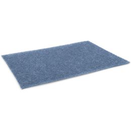Nadelvliesteppich "MALTA", B : 200cm 1 Stk., 2,5mm, L: 1.900cm, blau, PRIMAFLOR-IDEEN IN TEXTIL, Teppiche, Uni-Farben, strapazierf&auml;hig &