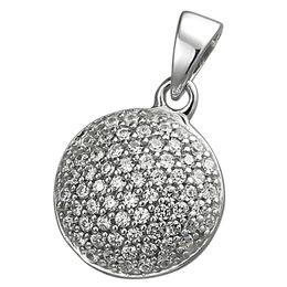 Jobo Damen Kettenanh&auml;nger "Anh&auml;nger mit 66 Zirkonia", Silber 925 (Sterlingsilber), silber, Silber 925 (Sterlingsilber), Schmuckanh&auml;nger, 925 Silber