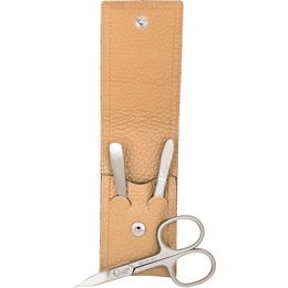 ERBE&reg; ERBE Manik&uuml;re-Etui "ERBE Manik&uuml;re Set Taschen-Etui Serie "Piemont", 3-tlg, Inox", B/H/T: 50mm x 100mm x 20mm 3 Stk., orange, B:50mm H:100mm T:20mm,