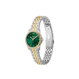BOSS Damen Quarzuhr "GRACEFUL MINA", gr&uuml;n, Armbanduhren, Armbanduhr, Damenuhr, Edelstahlarmband, analog