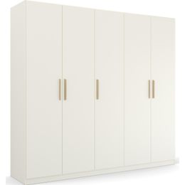 Kleiderschrank Rauch, B:226cm H:210cm T:54cm, wei&szlig;, Holzwerkstoff, Kinderzimmer, Schr&auml;nke, "Skandi by Quadra Spin Schlafzimmerschrank", im