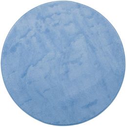 G&ouml;zze Badematte G&Ouml;ZZE, H:18mm, blau, Polyester, Badematten, "Rio Premium", Badteppich, Uni Farben, waschbar, rechteckig & rund erh&auml;ltlich