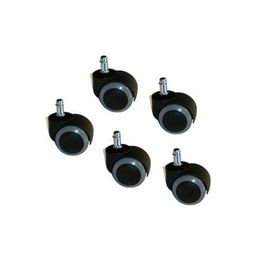 Stuhlrolle Duo Collection, schwarz, M&ouml;belrollen, (5 Stck.)
