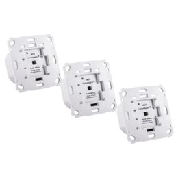 homematic IP Smart-Home-Steuerelement "Rollladenaktor f&uuml;r Markenschalter 3er Set", B:22cm H:14cm T:30cm, wei&szlig;, Smart-Home-Stationen