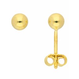 Adelia&acute;s ADELIA ́S Damen Paar Ohrh&auml;nger "1 Paar 333 Gold Ohrringe / Ohrstecker &Oslash; 4 mm", Damen, Gold, gold, Gold, Ohrringe, 333 Gold Goldschmuck f&uuml;r Damen