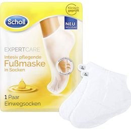 Scholl Fu&szlig;maske "ExpertCare", wei&szlig;, Hautpflegemittel, mit 3 wertvollen &Ouml;len in Socken intensiv pflegend
