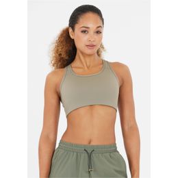 ENDURANCE ATHLECIA ATHLECIA Damen Sport-BH "Myolie", Gr. L, gr&uuml;n, 82% Polyester, 18% Elasthan, unifarben, BHs, mit 4-Wege-Stretch und mittlerem Support