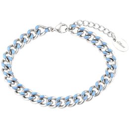 s.Oliver Damen Armband "2037973", 20cm, Edelstahl, bunt, Edelstahl, Armb&auml;nder, mit Emaille