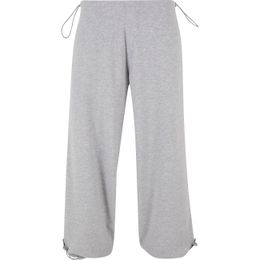 Urban Classics Herren Jogginghose "Urban Classics Herren Parachute heavy Sweatpants"grau, Gr. XXL, unifarben, 100% Baumwolle, Hosen