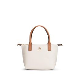 Tommy Hilfiger "POPETTE MINI TOTE" Damen Umh&auml;ngetasche, Minibag mit abnehmbarem Umh&auml;ngeriemen