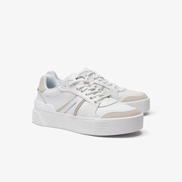 Sneaker Lacoste "L002 EVO 124 6 SFA", Damen, Gr. 41, wht, off wht, Leder, Schuhe Sneaker