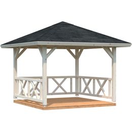Holzpavillon Palmako, beige, Garten, Pavillons, "Betty", BxT: 368x368 cm, naturbelassen