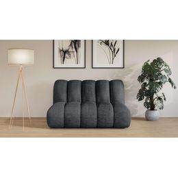 2-Sitzer, B:155cm H:84cm T:108cm, grau, LeGer Home by Lena Gercke, 100% Polyester, Sofas, "Priya Designersofa, moderne Steppung, auch in Boucl&eacute;",