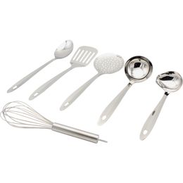 Kr&uuml;ger KR&Uuml;GER Kochbesteck-Set, silber, Kochbesteck-Sets, aus rostfreiem Edelstahl