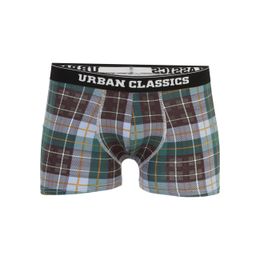 Urban Classics Herren Boxershorts "Urban Classics Herren Organic Boxer Shorts 5-Pack", Gr. Splaidaop jasper cherry schwarz, 95% Baumwolle, 5%