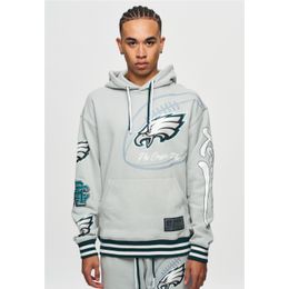 Recovered Herren Kapuzensweatshirt "NFL Eagles Fly", grau, Gr. XXL, bedruckt, 100% Baumwolle, Sweatshirts, f&uuml;r alle Philadelphia Eagles-Fans