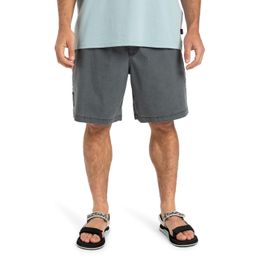 Quiksilver Herren Bermudas "Taxer Global Heat 18"", grau, Gr. L, Obermaterial: 98% Walkfrottier, 2% Elasthan;, Hosen