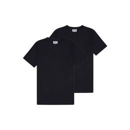 Ellesse Herren T-Shirt "T-Shirt ACCIANO TEE 2P 2er Pack", schwarz, Gr. L, Obermaterial: 100% Baumwolle CO., Shirts