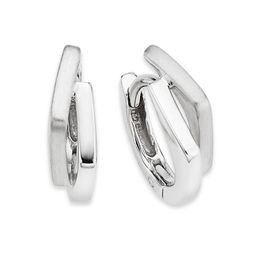 Bruno Banani Damen Paar Creolen "Schmuck Geschenk Silber 925 Ohrschmuck Ohrringe", Silber 925 (Sterlingsilber), silber, Silber 925 (Sterlingsilber),